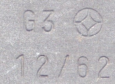 Markings found on various G3 parts ©mg-42.net 2002-2003